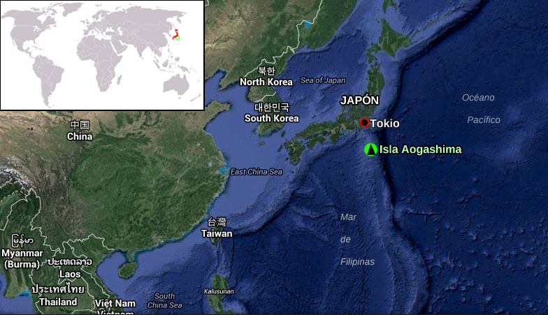 Mapa De Aogashima