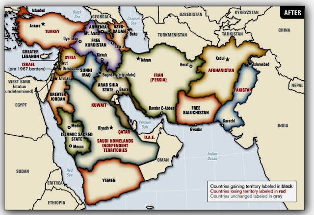 "Blood Borders: How a Middle East Would Look" - *Διά - Αντίνοος Ελλάς