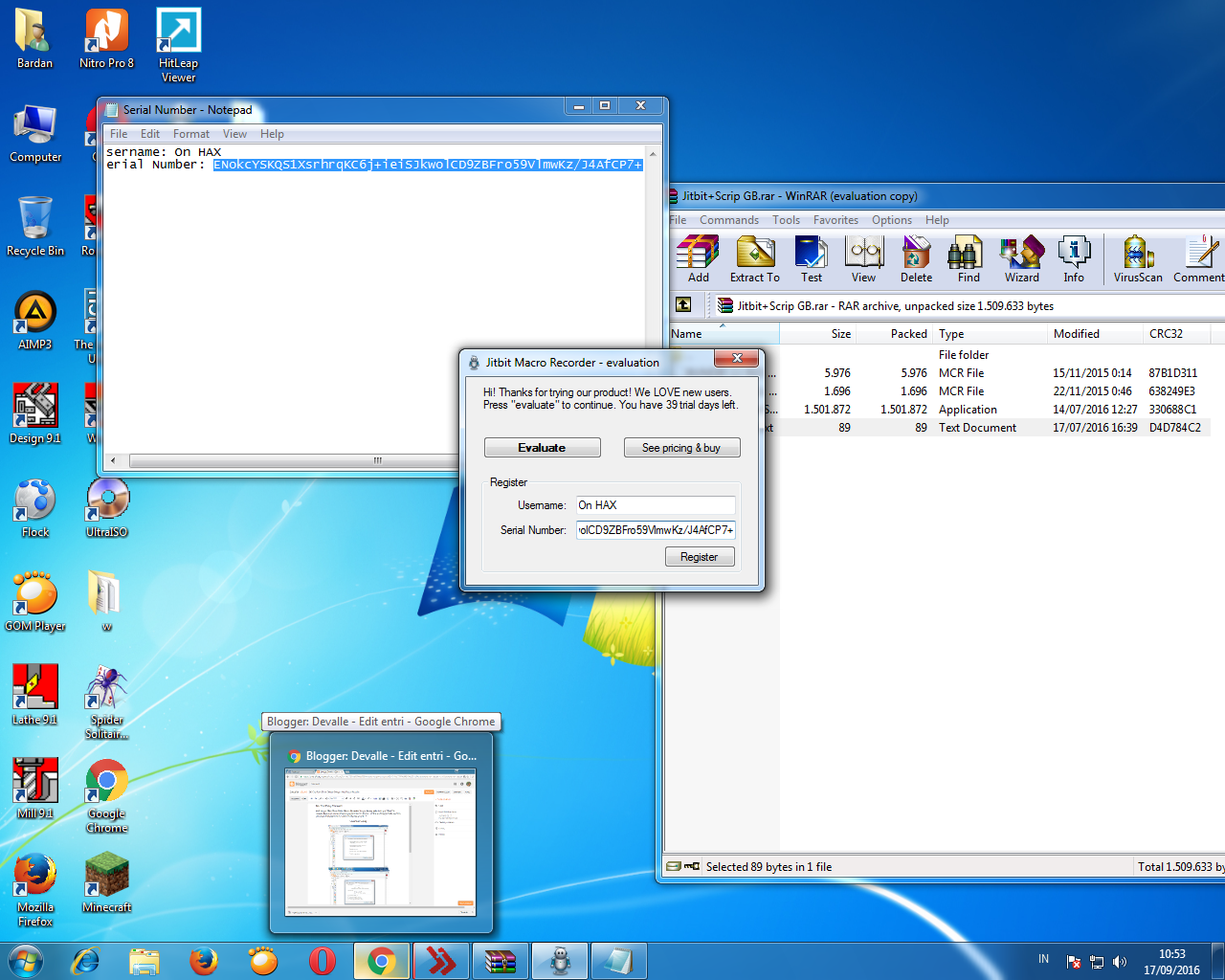 GB Exp Point Blank Garena Dengan Jitbit Macro Recorder