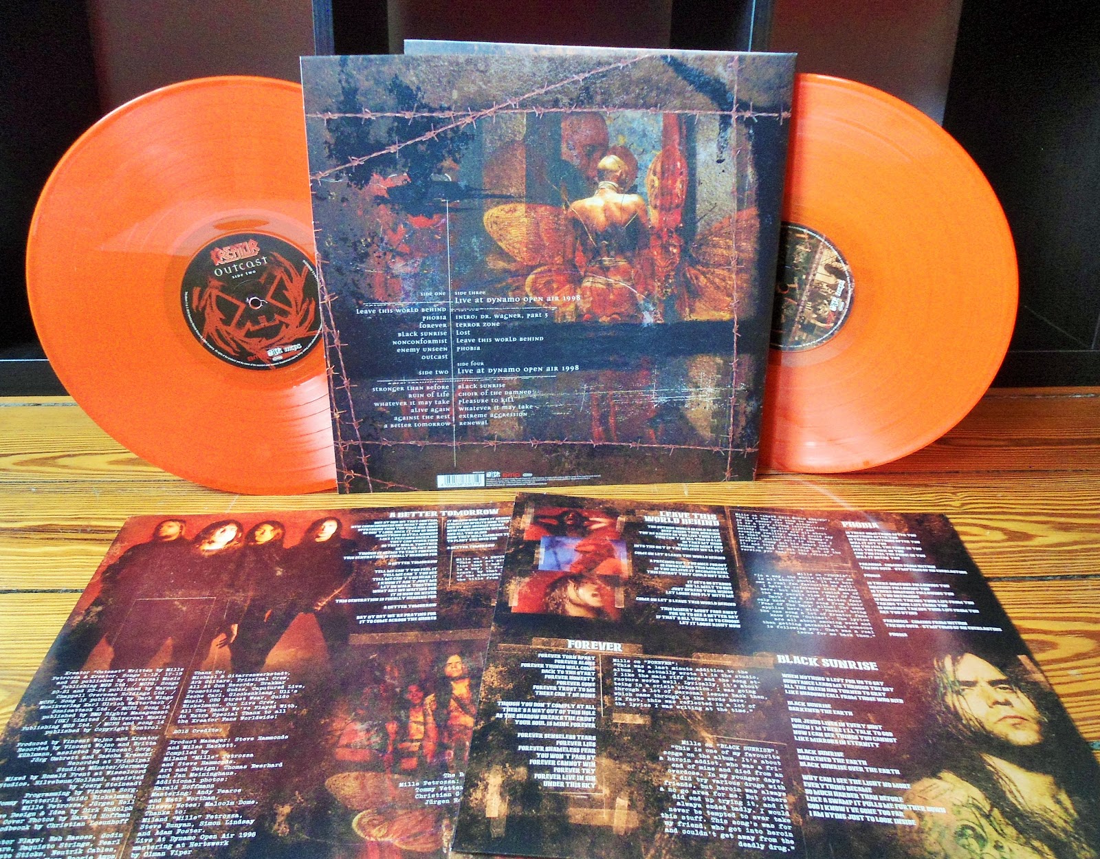 hardcore/metal vinyl: kreator - outcast (noise re-master series)