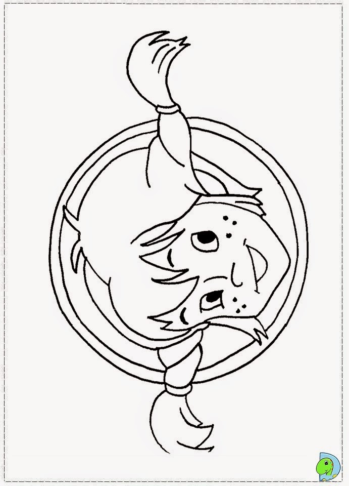 Dinokids - Desenhos para colorir: Desenhos da Pipi das meias altas para ...