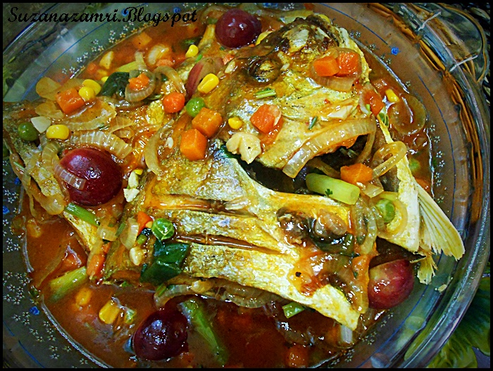 ..Cooking with soul.....: IKAN MASAK TIGA RASA