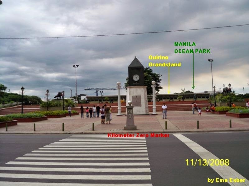 Em Esber Blog 1: Kilometer Zero in Rizal Park, Manila