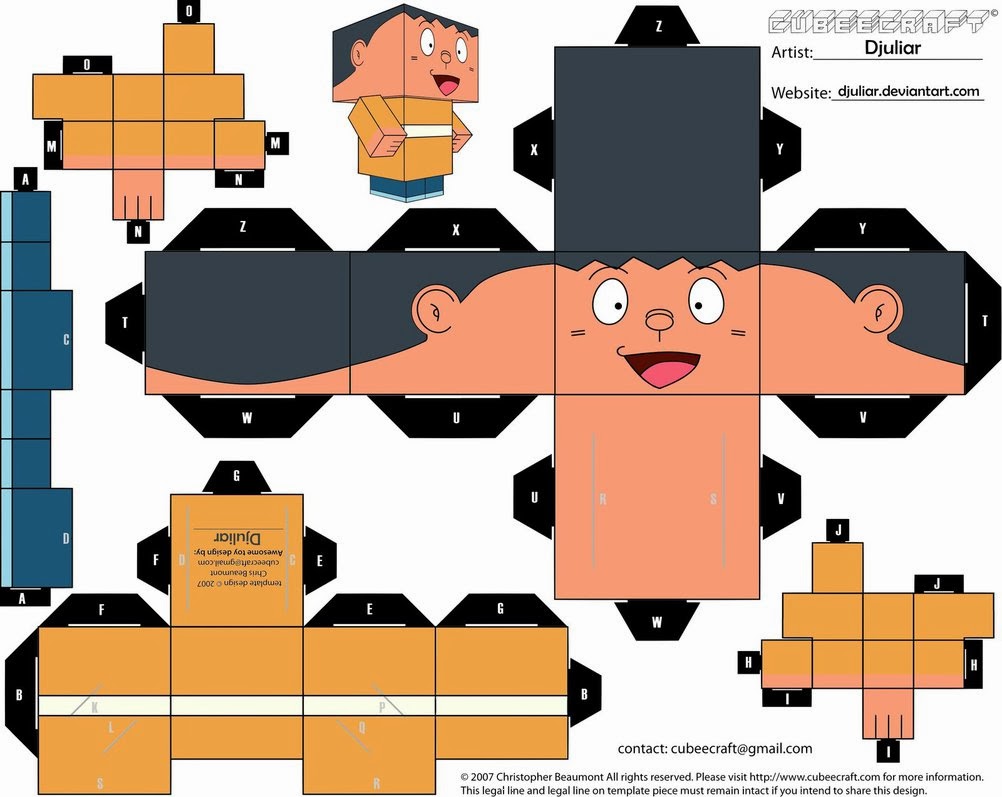 My Colorful Blog: Cubeecraft Doraemon