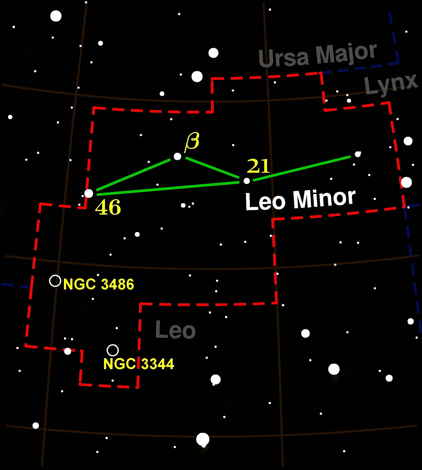 Astronomia: Leo Minor ( Leão Menor )