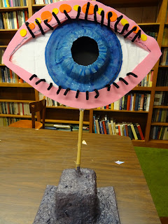 There's a Dragon in my Art Room: Giant eyeballs?!?