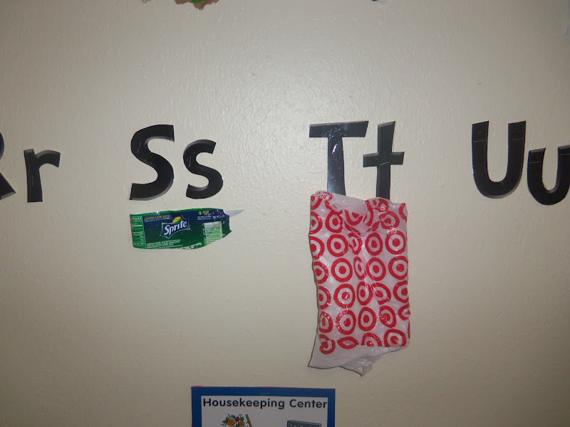 Mrs. Wood's Kindergarten Class: Environmental Print Wall