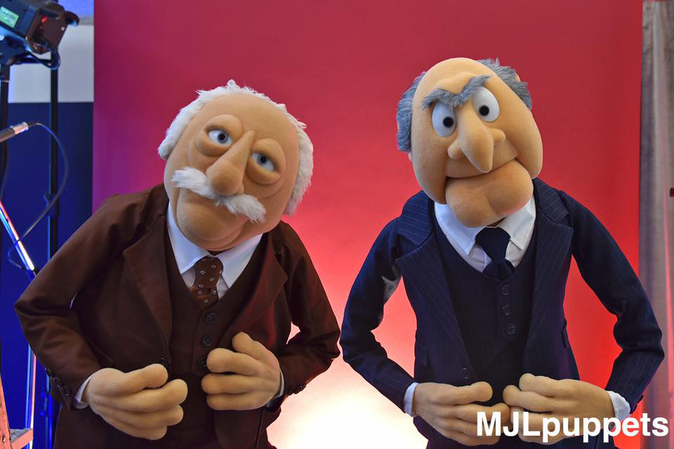 MJL Puppets: MJL Puppets Statler and Waldorf puppets!