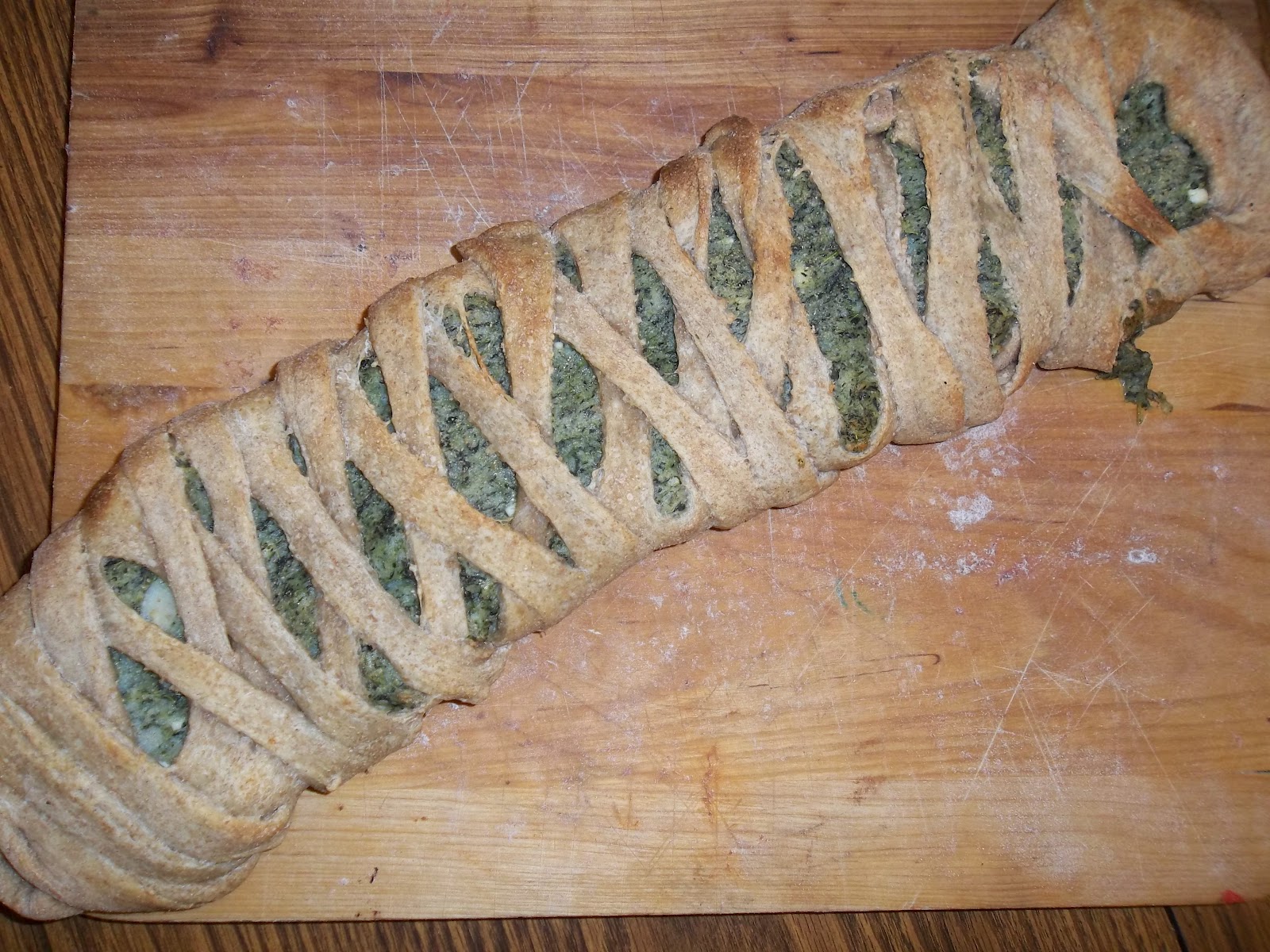 Lunches Fit For a Kid: Recipe: Potato & Spinach Braid