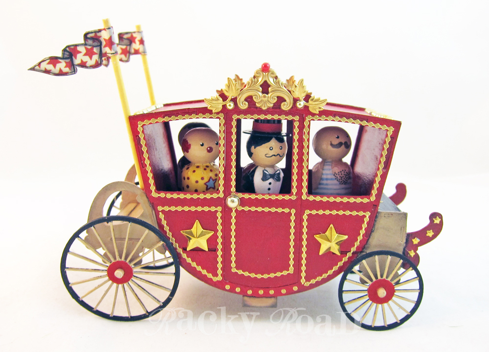 junk&stuff: Big Red Circus Wagon, with Lion Cage tutorial