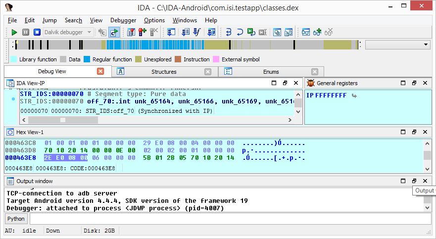Debugging a una App de Android con IDA PRO - Parte 2 ~ C43S4RS