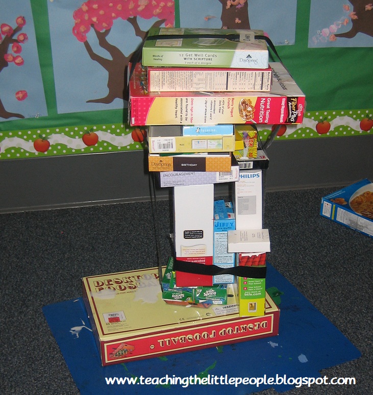 Teaching The Little People: Box Sculptures in Preschool