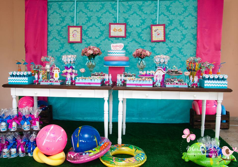 Mariah Festas: Aniversário - Tema Pool Party