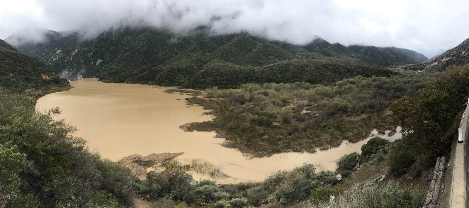 Ventura River Ecosystem: Matilija Dam, after the storm...