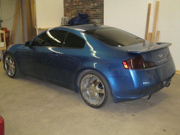 TOP AUTO CUSTOMIZATION : INFINITI G35 CUSTOM FIBERGLASS TRUNK SETUP