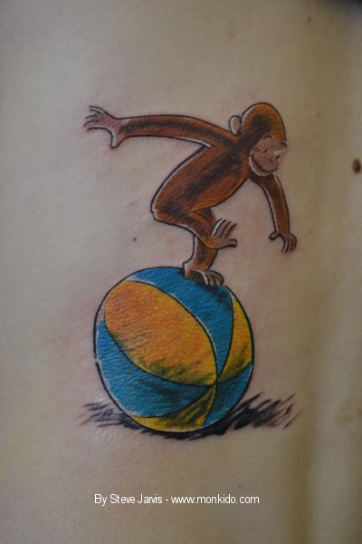 Monki Do Tattoo Studio: Curious George Tattoo