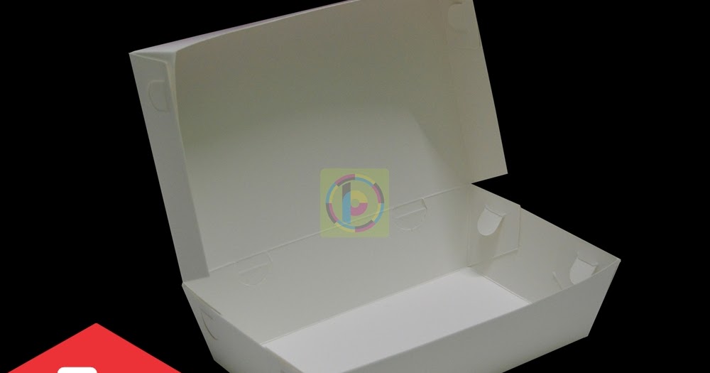 SARUNG JOK MOBIL: Paper Lunch Box Kotak Makan Kertas Ukuran L 20 X 12.5 ...
