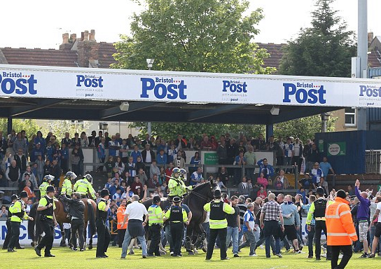 Football Hooligan Pictures: Bristol Rovers 3 May 2014