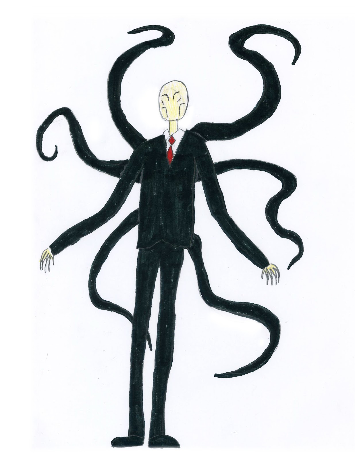 Colin's Sketch Book: SLENDER MAN