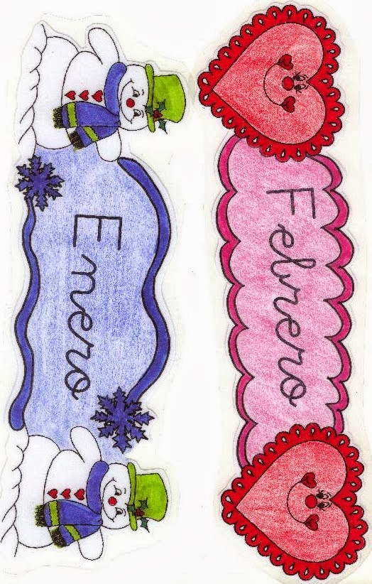 ESOS LOCOS BAJITOS DE INFANTIL: CARTELES MESES DEL AÑO