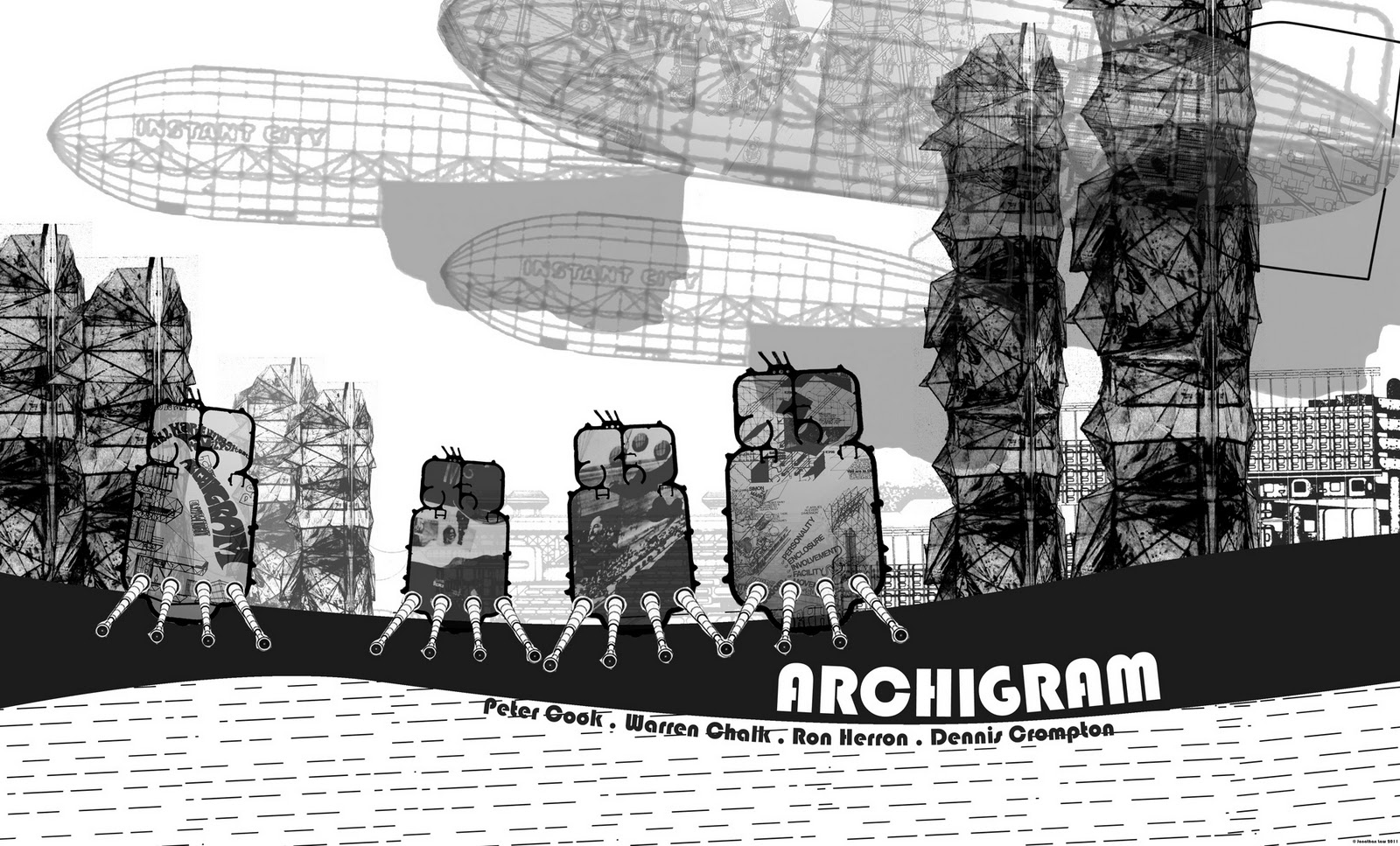 1085470690: Graphic Design: Archigram Poster