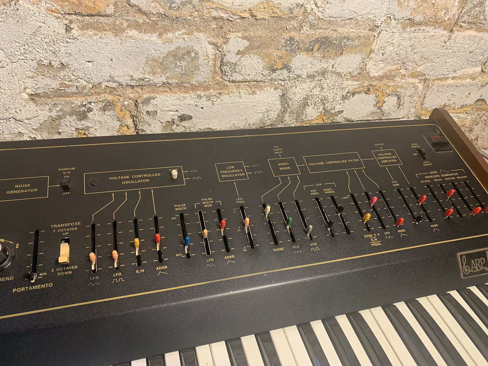 MATRIXSYNTH: ARP Axxe Monophonic Analog Synthesizer SN 1455
