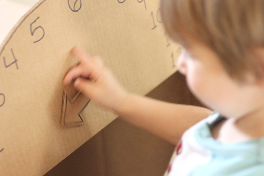 Cardboard Box Elevator with Push Buttons - Repeat Crafter Me