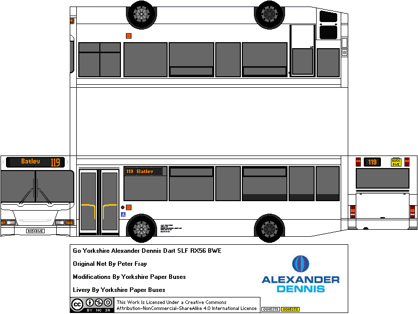 Go Yorkshire Paper Buses
