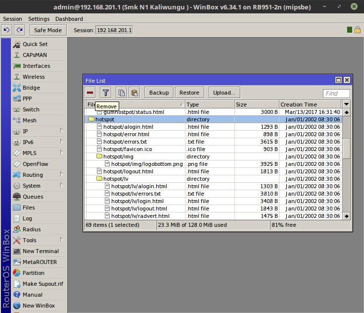 Mengganti Tampilan Login Di Mikrotik - IT-Networking