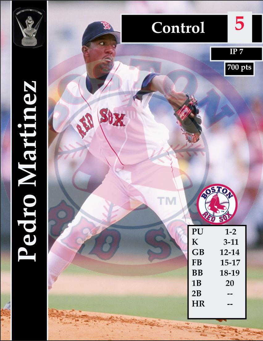 The Greatest MLB Showdown Project: SHOWDOWN HALL OF FAME: Pedro Martinez