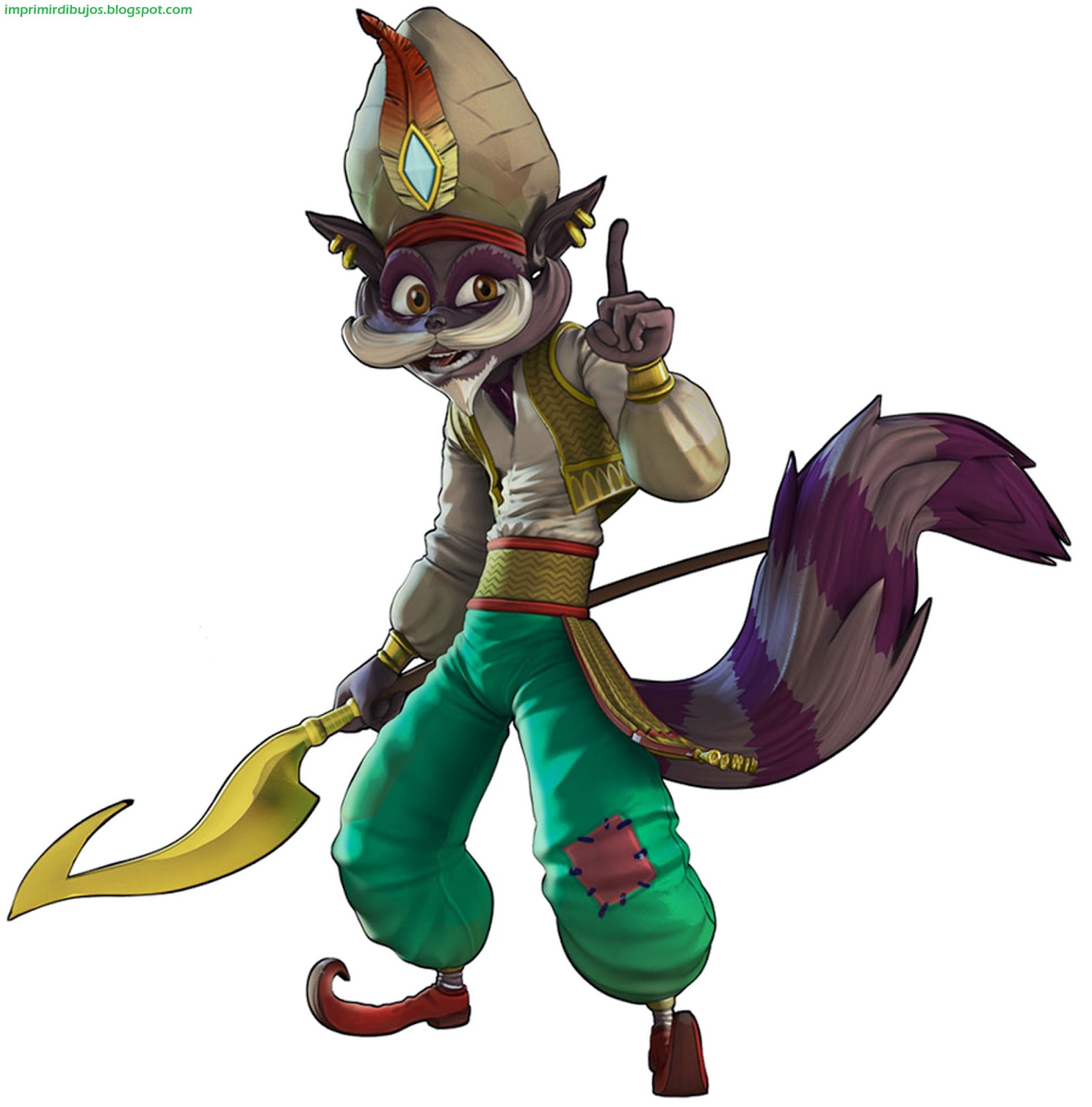 Imprimir Dibujos: Personajes de Sly Cooper - Ladrones en el Tiempo para ...
