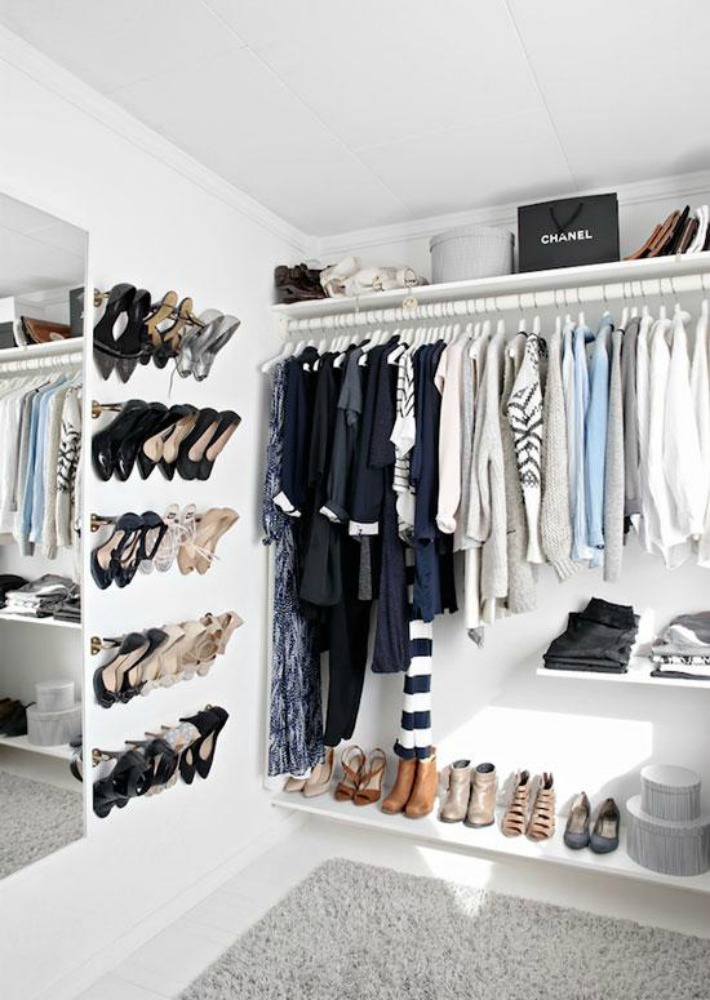 10 ideas para un vestidor abierto lowcost | Idea de Decoración