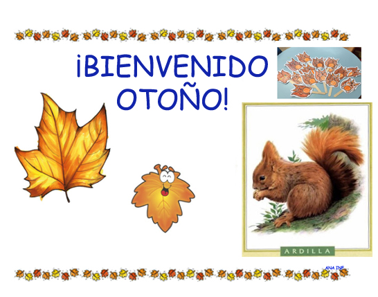 INFANTILES DE ANA V.: ¡BIENVENIDA AL OTOÑO!