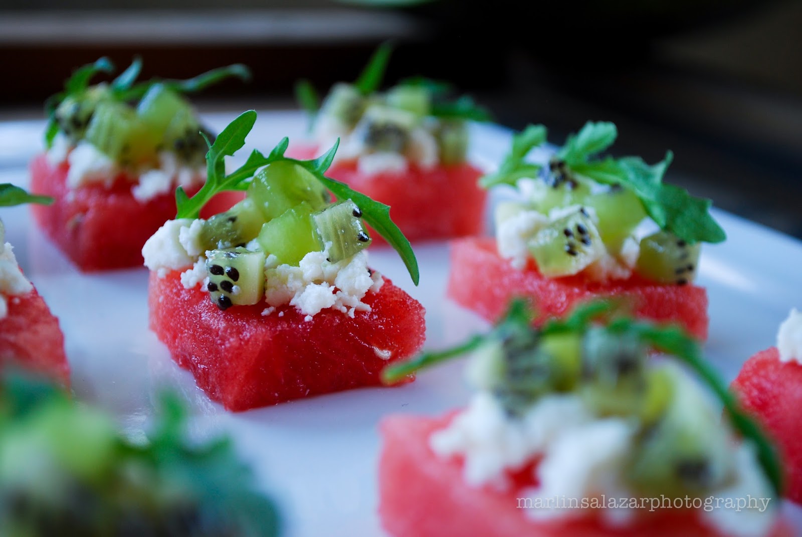 Marlin Salazar Food Styling and Photography: Watermelon Canape