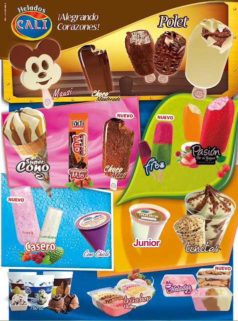 Helados Cali: Catálogo de Helados CALI