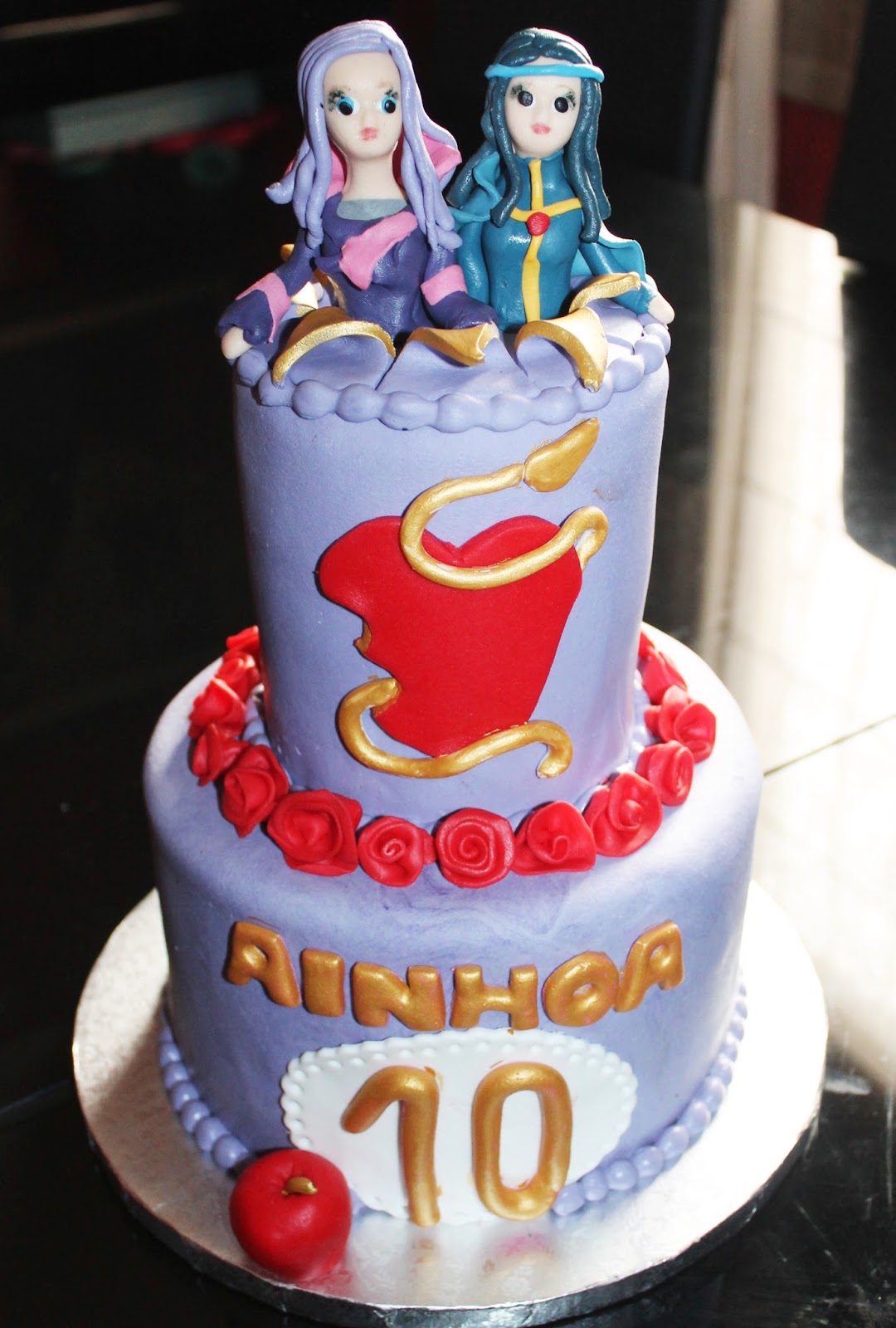 LAS TARTAS DE MJ: TARTA LOS DESCENDIENTES PARA AINHOA