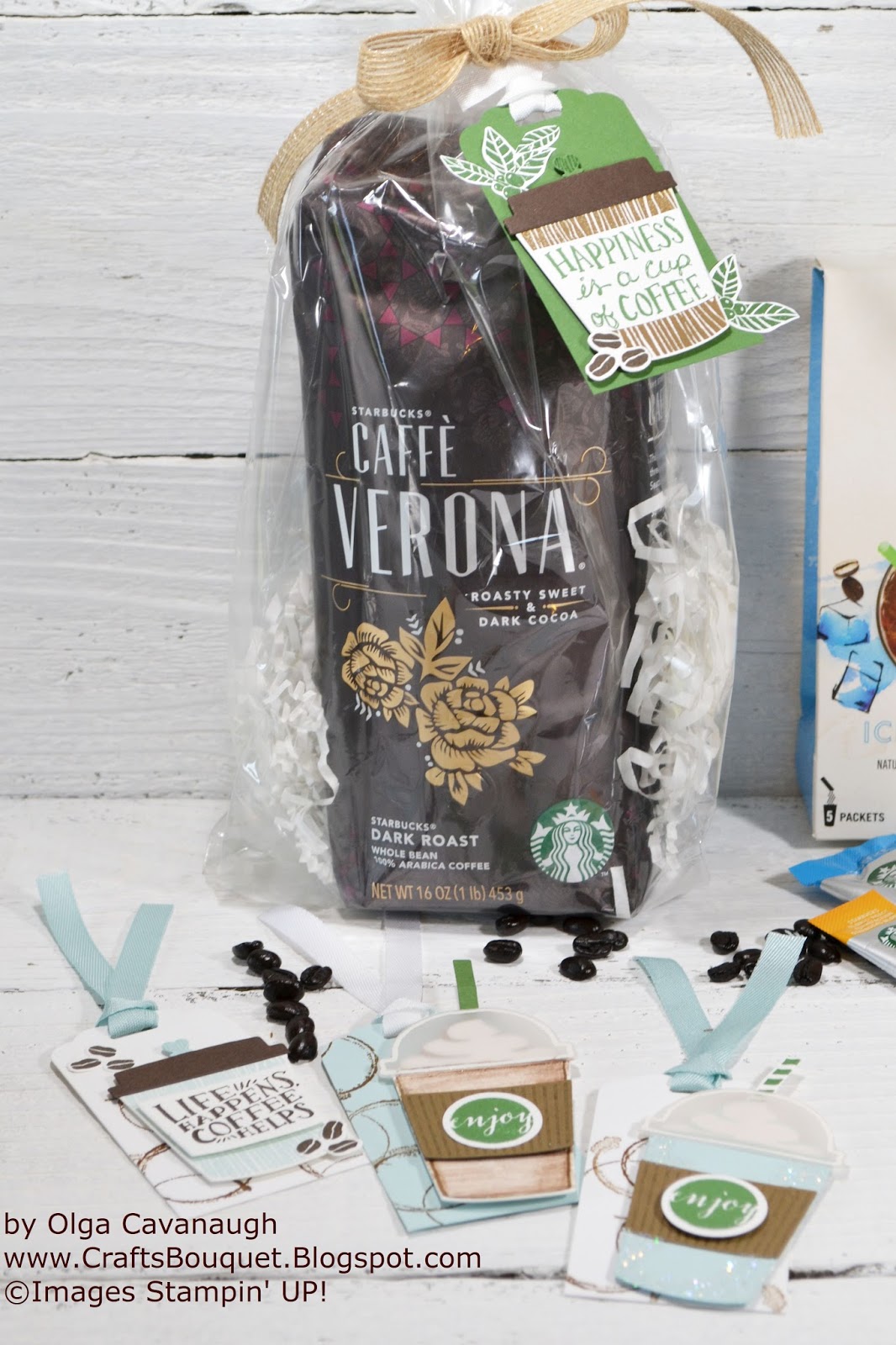 Crafts Bouquet: Stampin'Up! Coffee Cafe Gift Card Holders and Gift Tags ...