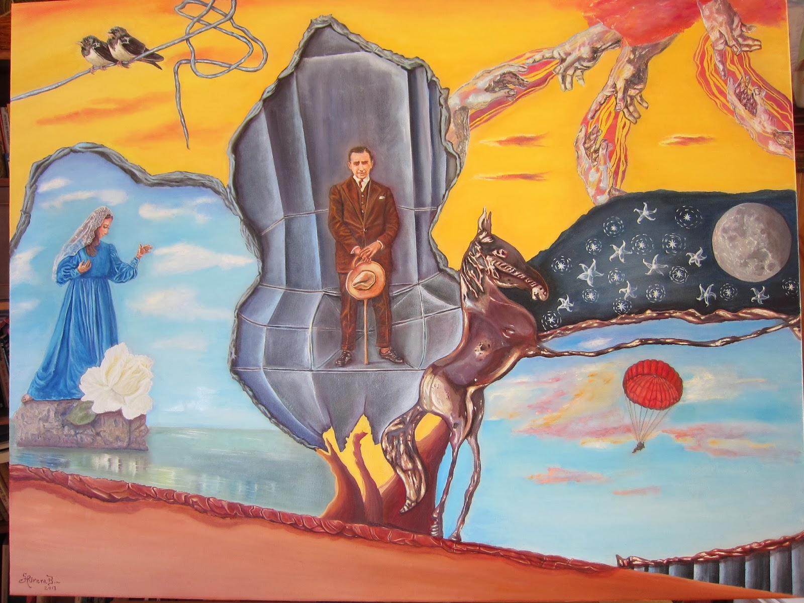 Pintora Gloria Helena Rivera Briceño: 2013 "Poema Altazor o El viaje en ...