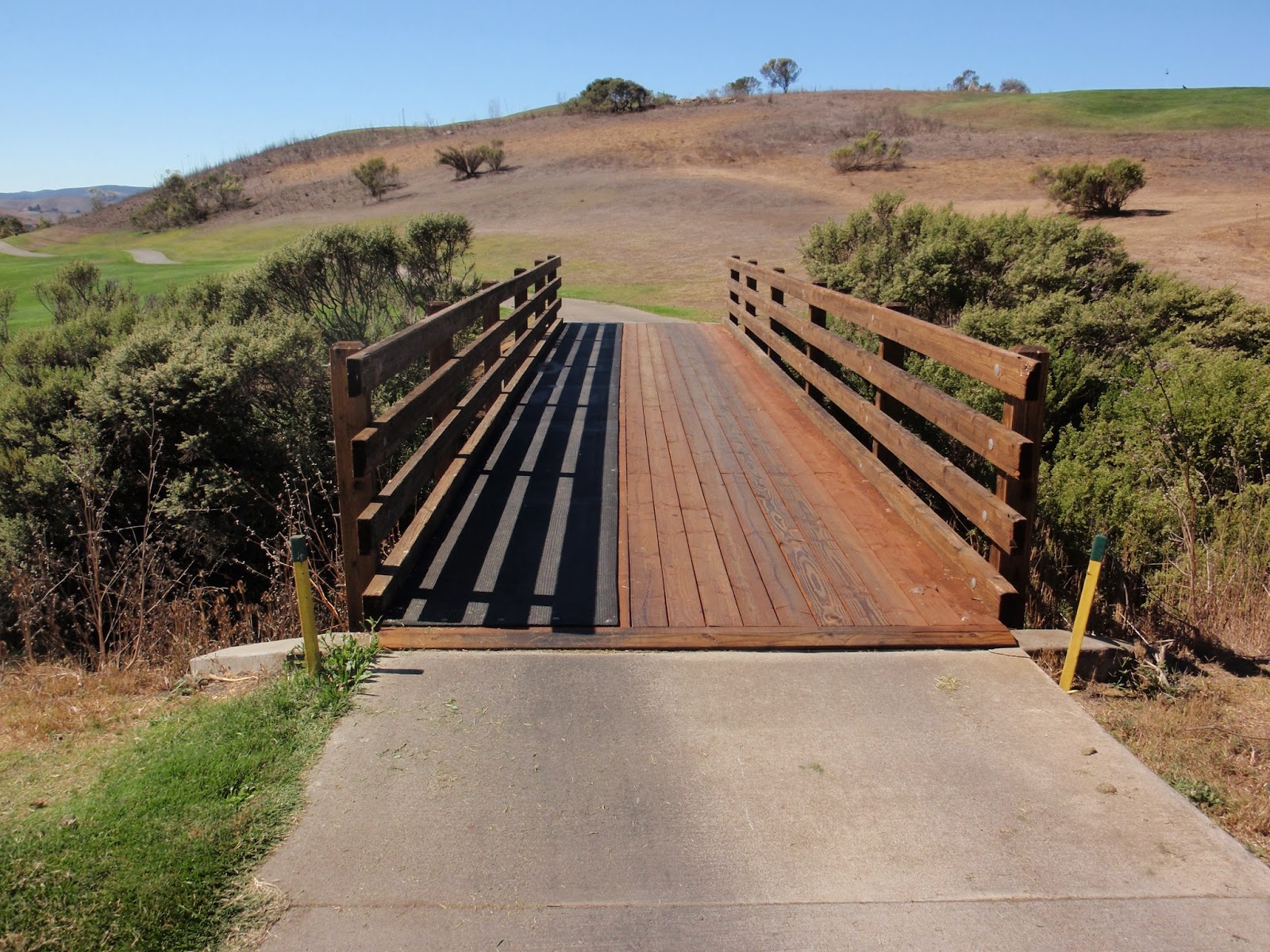 SLO County Golf Courses: Resurfaced cart bridges