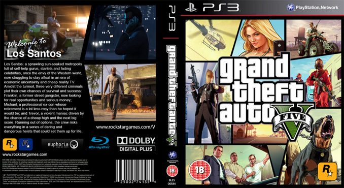 SheridanGamerCorps: Grand Theft Auto: V Box Art Revealed!