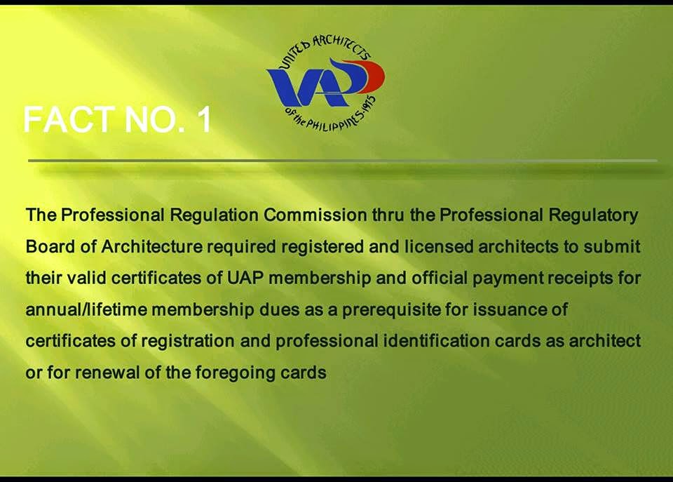 UAP is the IAPOA ~ United Architects of the Philippines