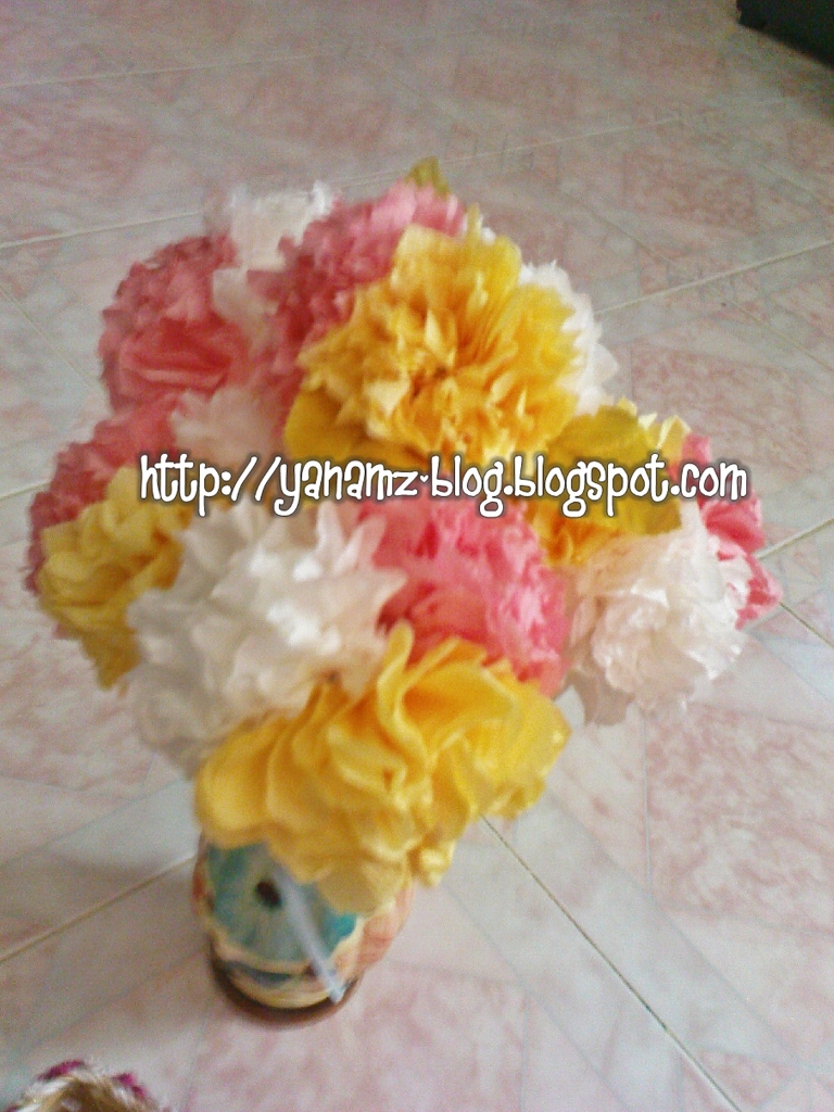 yanaMz: E-Day: DIY Bunga Tisu..