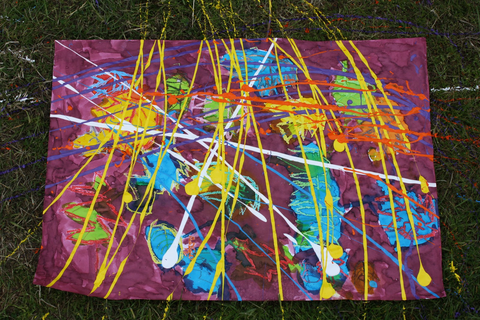 Room 1's Learning Blog: Jackson Pollack Art