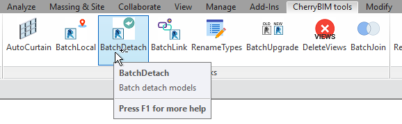 How to detach multiple Central Revit files (Batch Detach) and export to ...