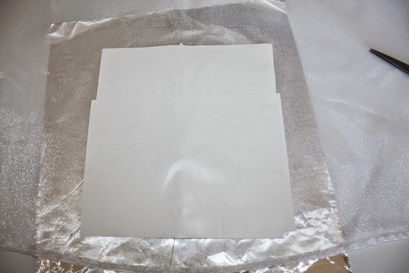 Elsa Ice Stencil Tutorial