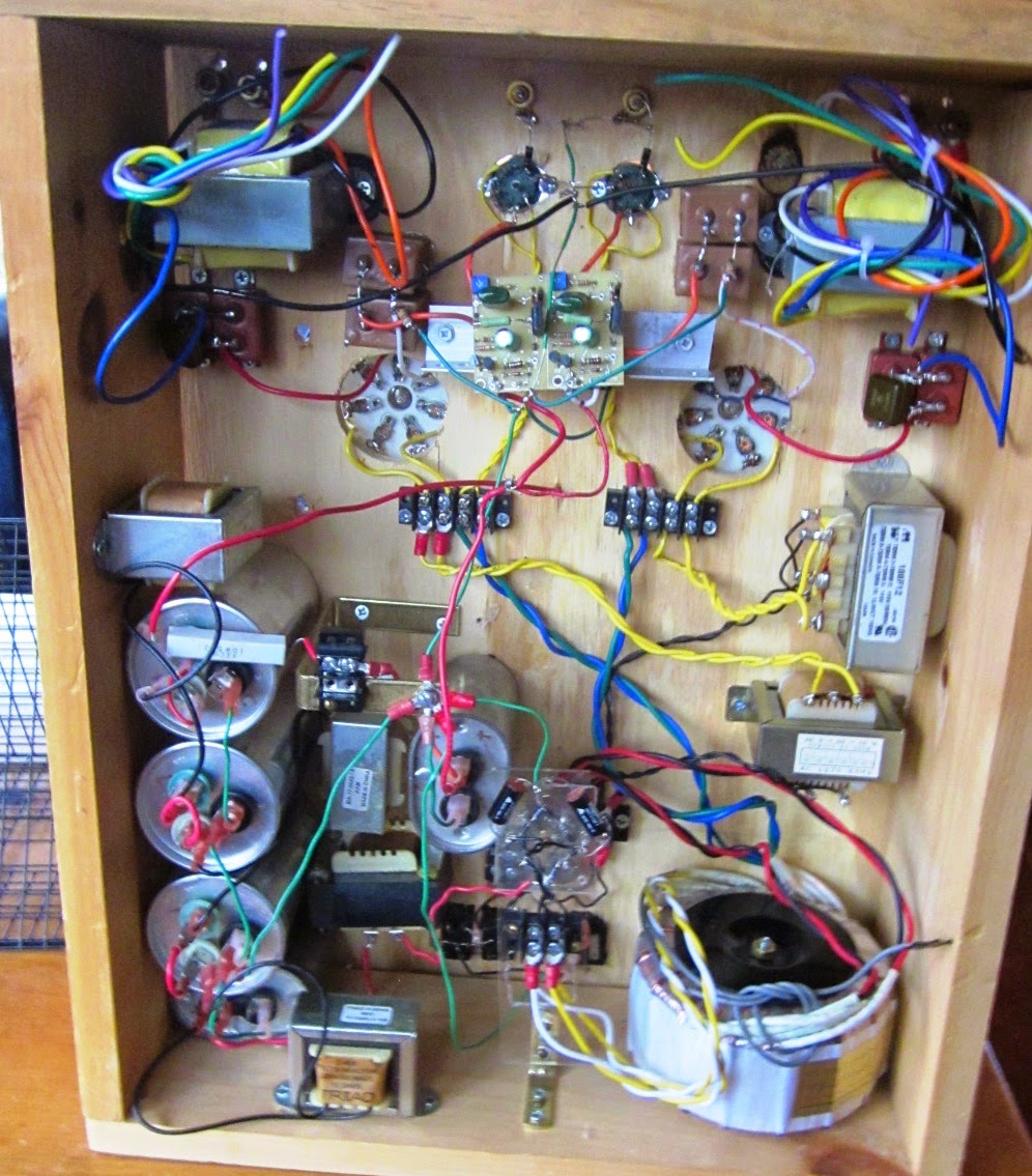 Audio ratbag: Cat Vomit Special - a 6E5P / 6C33C parafeed amp