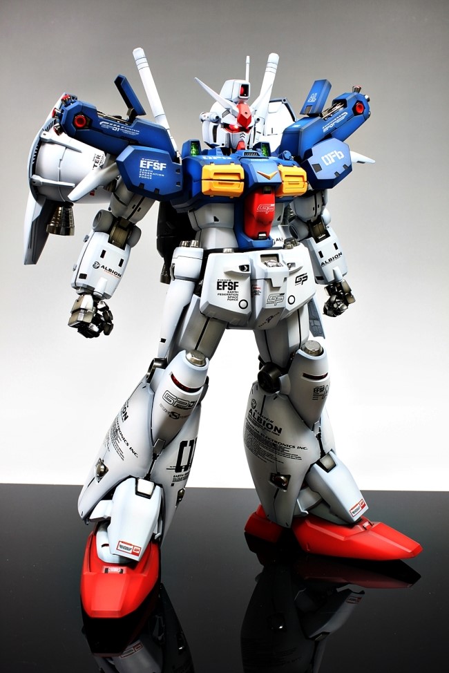 GUNDAM GUY: PG 1/60 RX-78 GP01 Gundam GP01/Fb - Painted Build