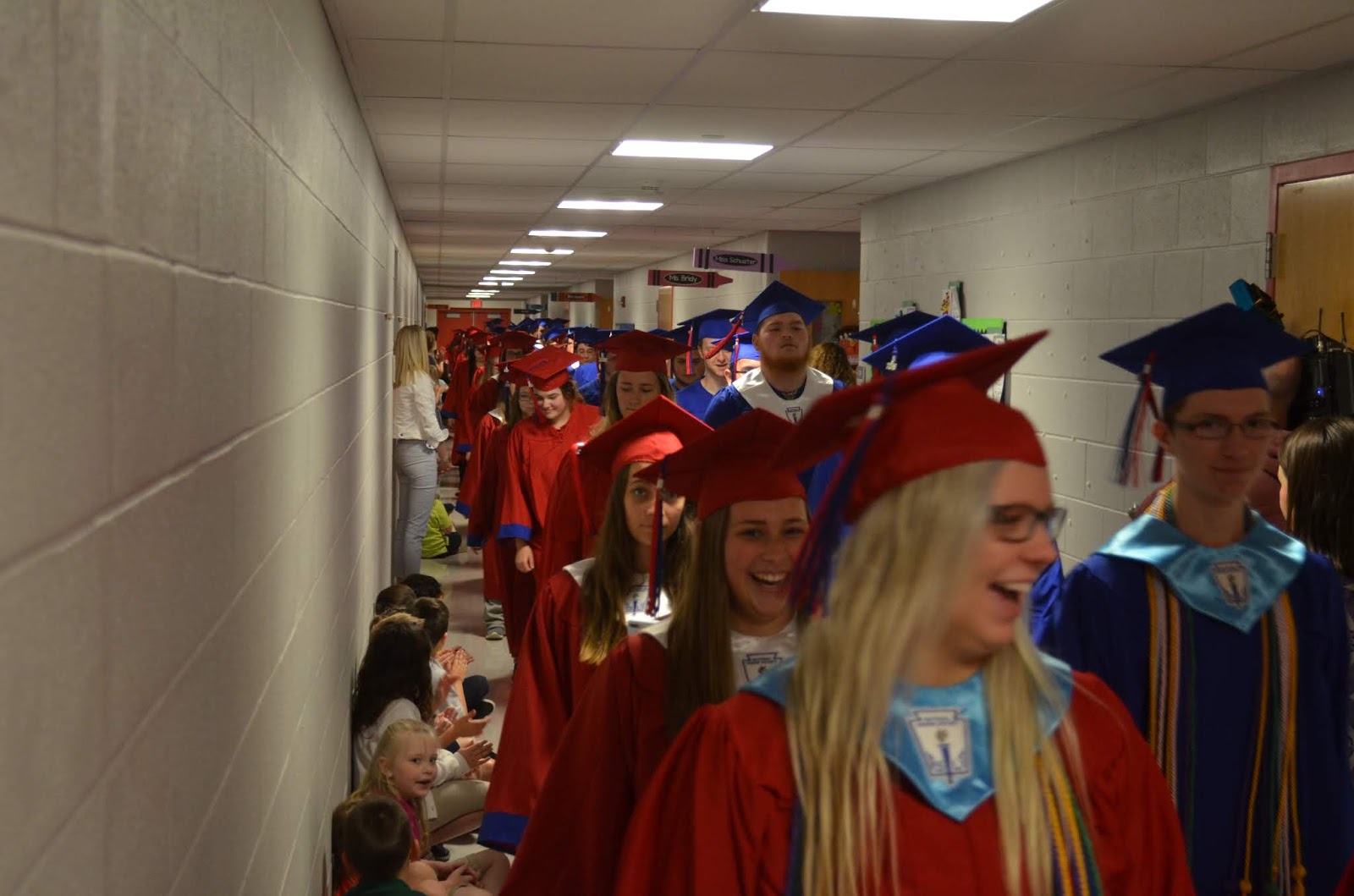 North Schuylkill Graduates Visit Elementary School One Last Time