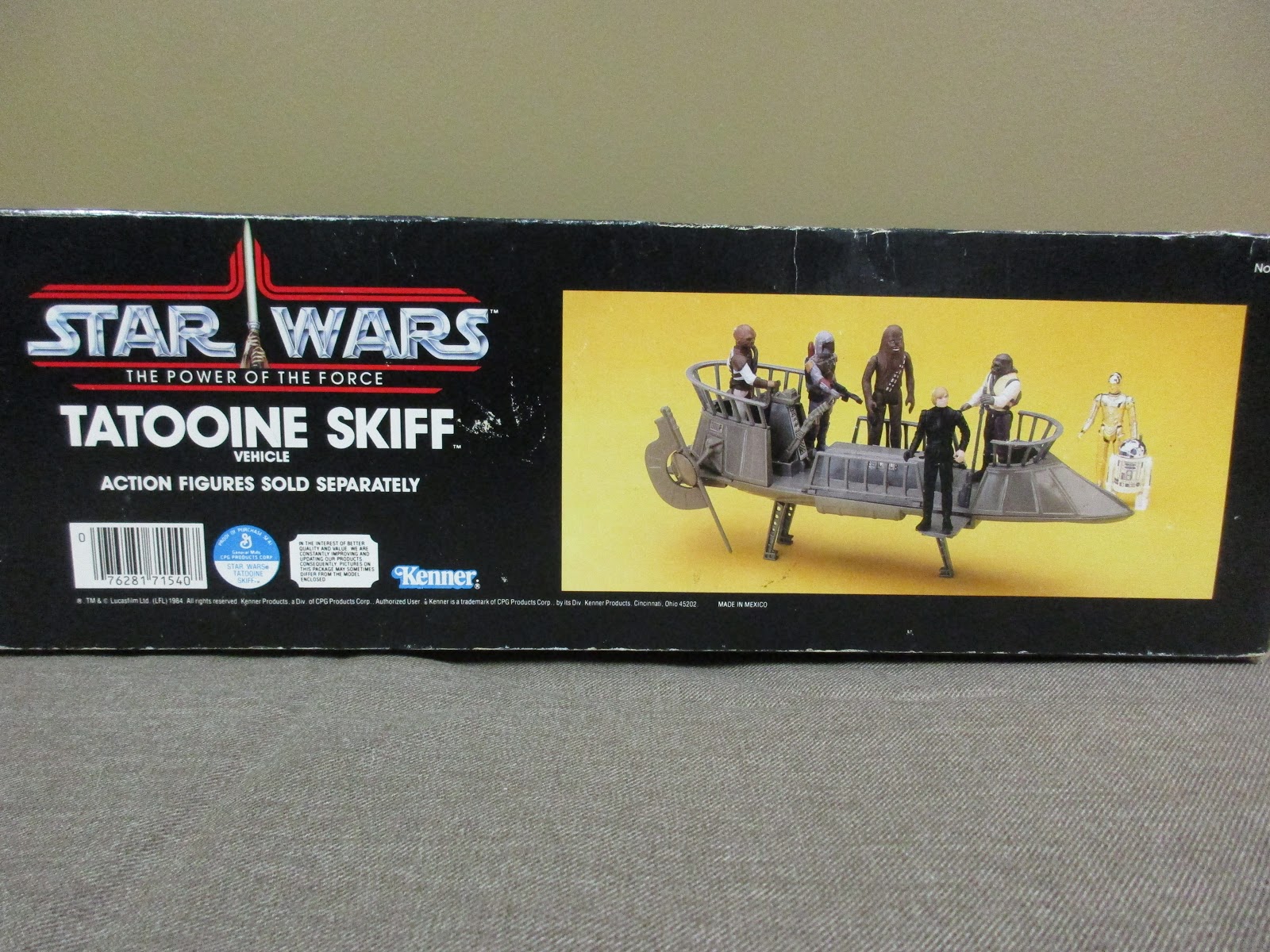 Vintage Kenner Star Wars Toys: Tatooine Skiff Vehicle