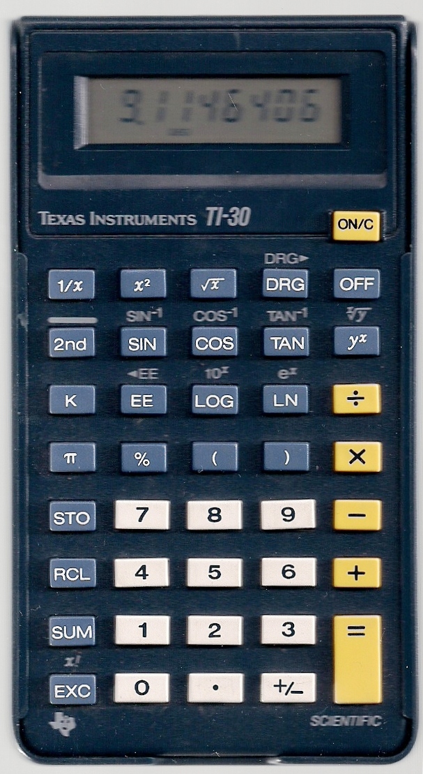 3,1416....DAMICALC: TI-30 90